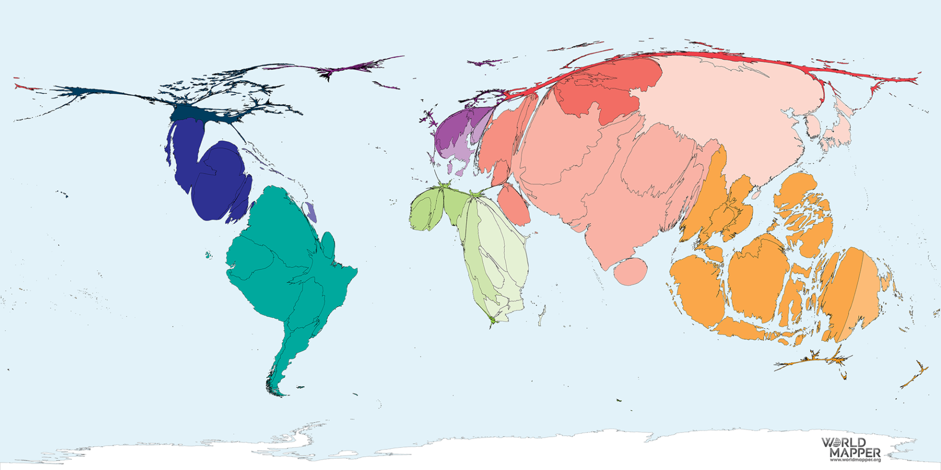 Population Year 2018 - Worldmapper