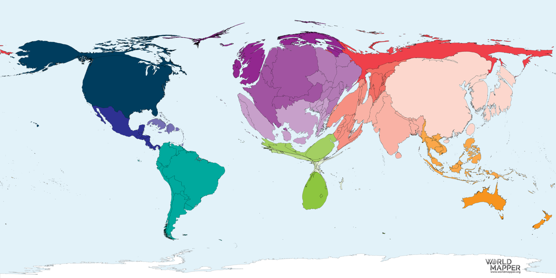 Anaesthesiologists - Worldmapper