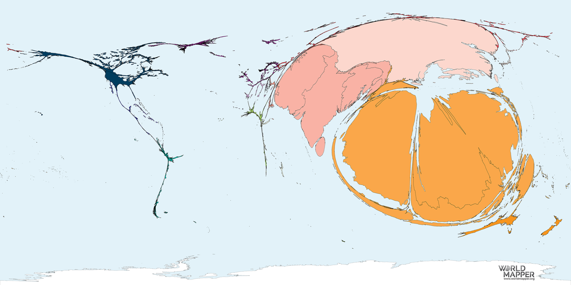 Population Year 1900 - Worldmapper