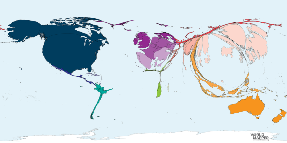 Ecological Footprint of Consumption 2019 - Worldmapper
