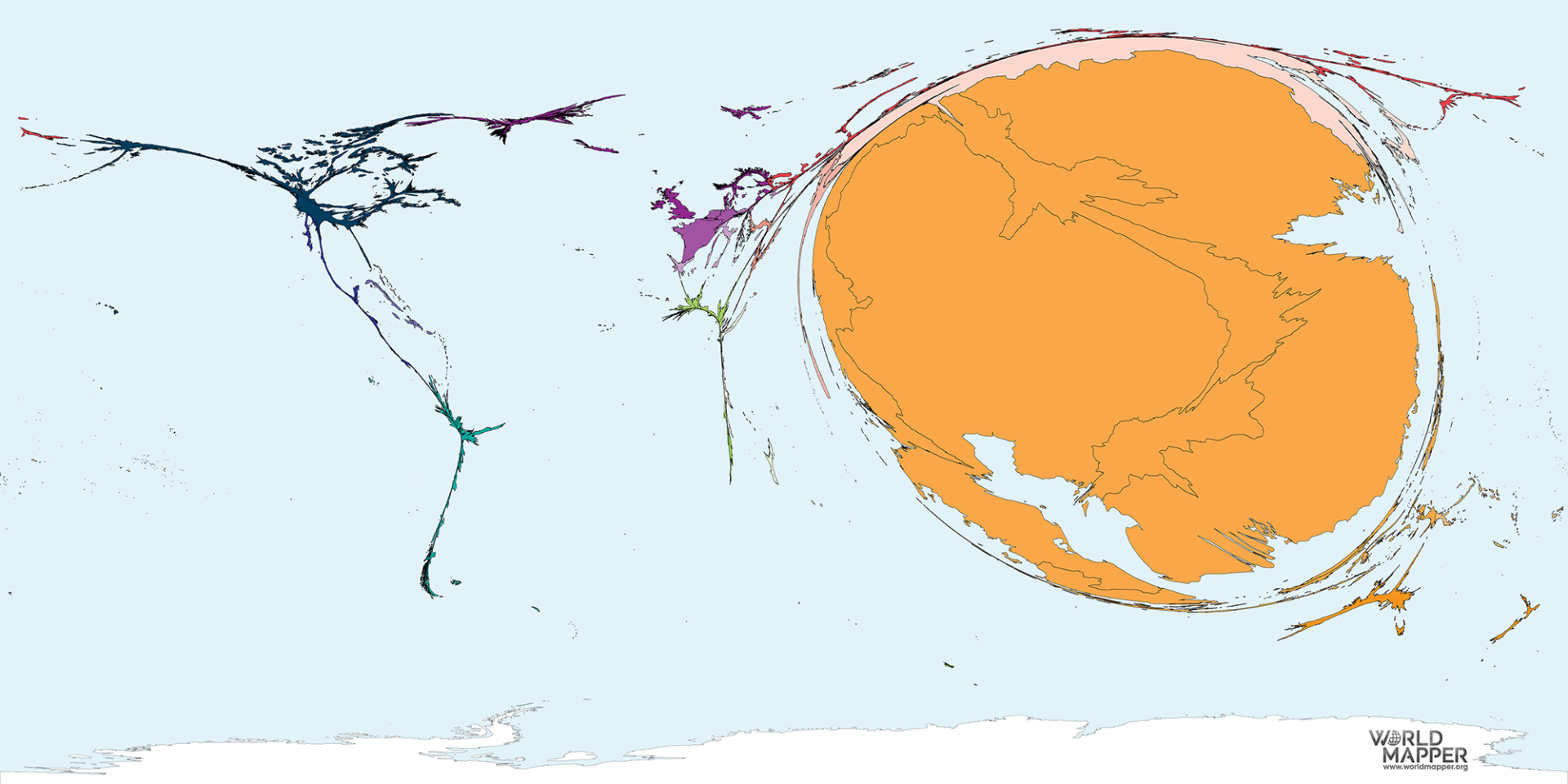 Urban Population - Worldmapper