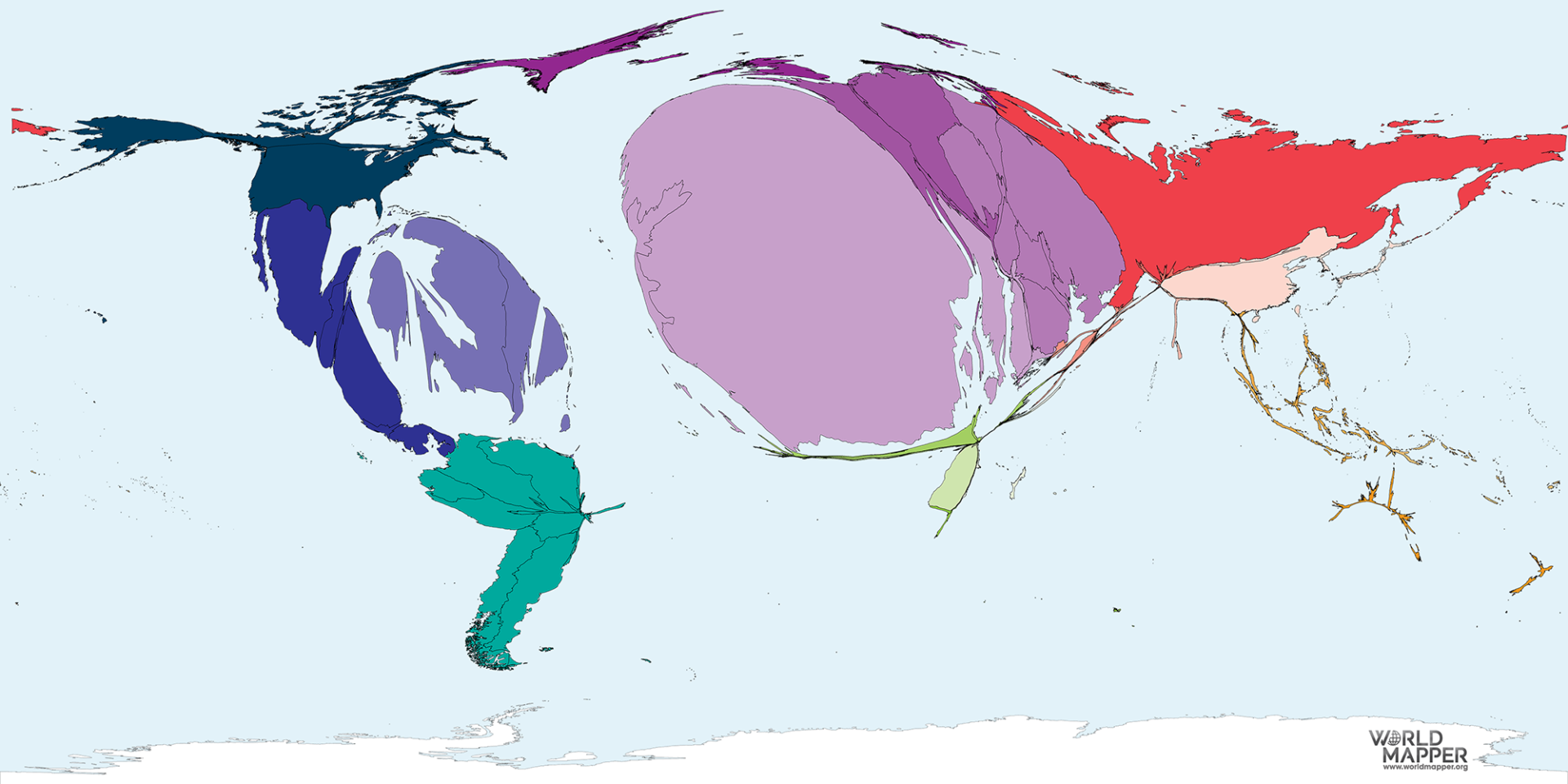 Population Year 1900 - Worldmapper
