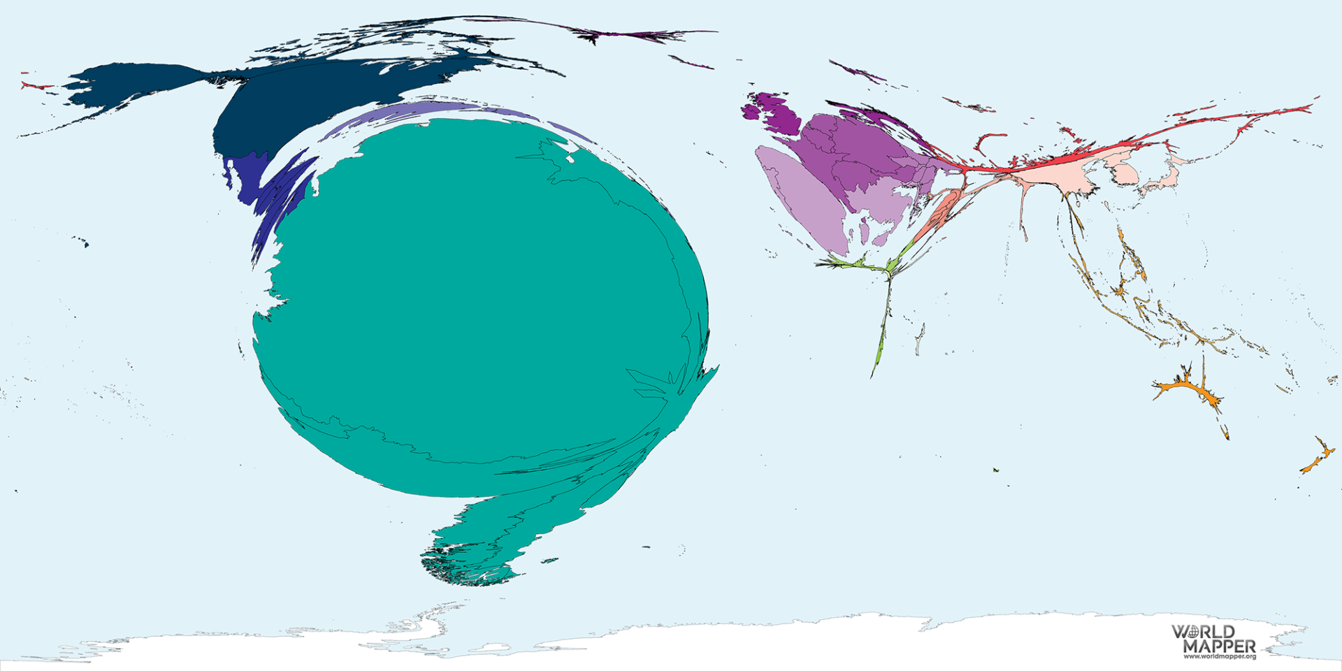 Migration to Ecuador 1990-2017 - Worldmapper