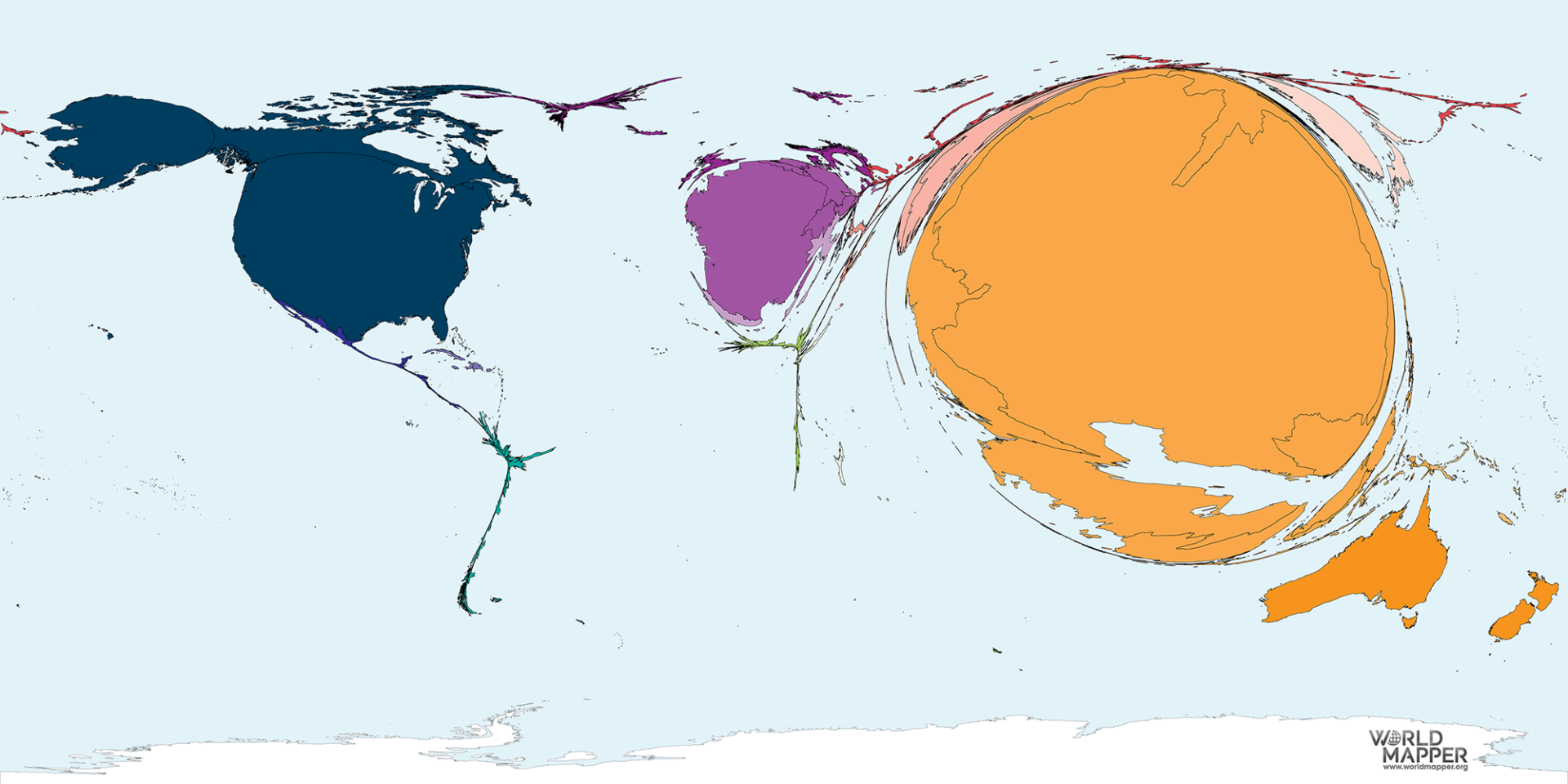 Christian Population - Worldmapper