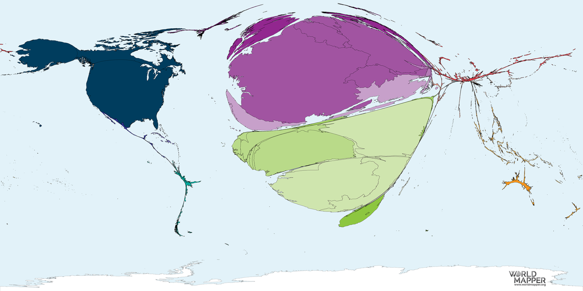 Reference map - Worldmapper