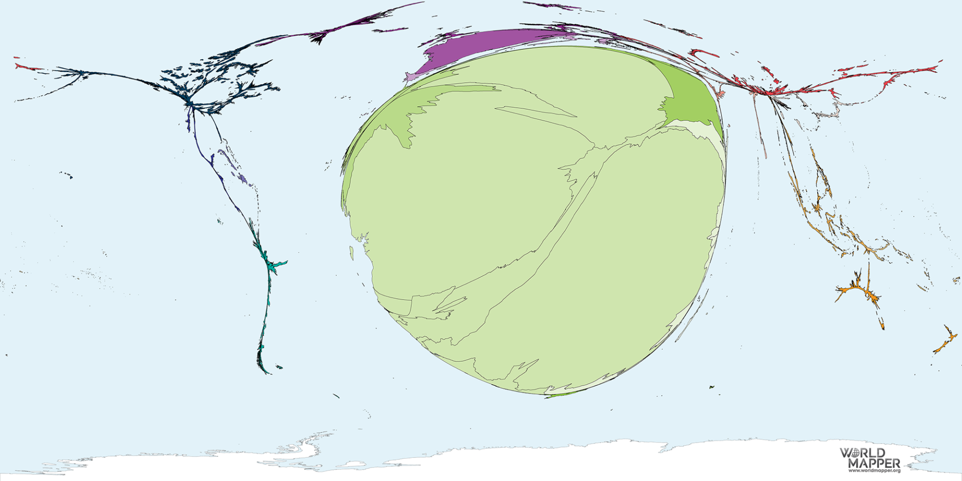Papaya Production - Worldmapper