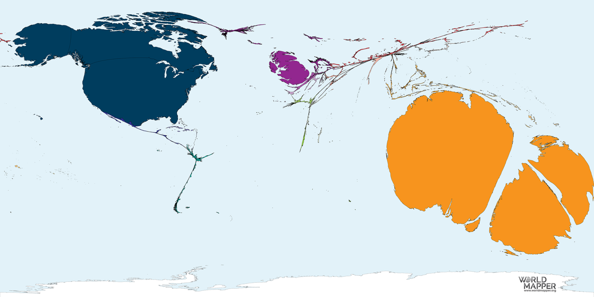 Migration from Fiji 1990-2017 - Worldmapper