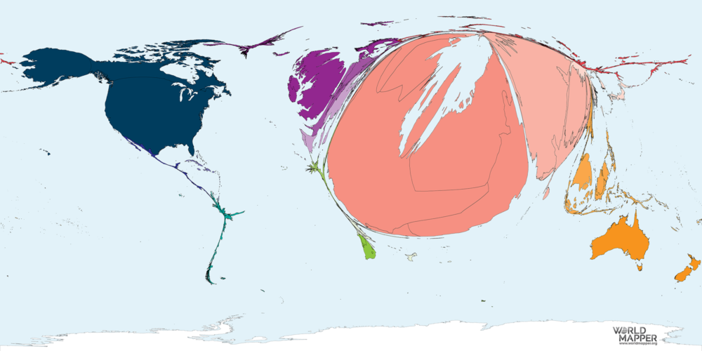 Migration from India 1990-2017 - Worldmapper