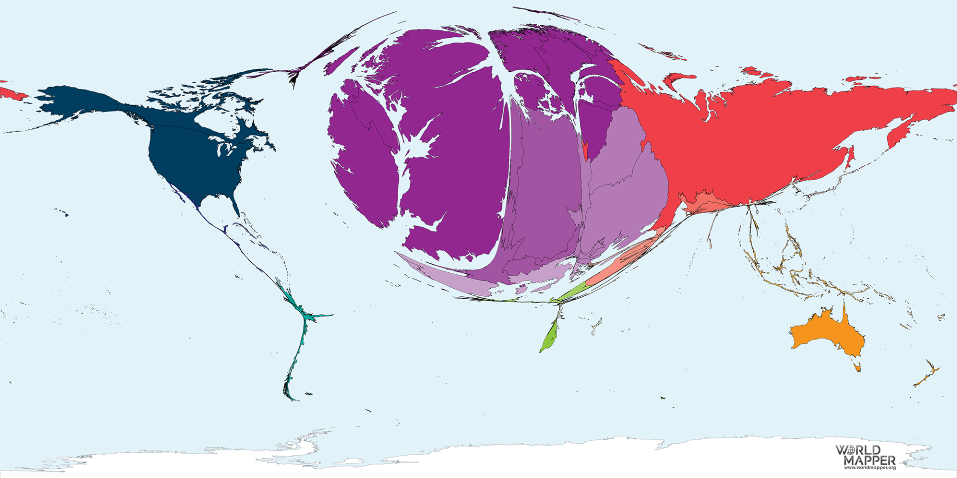 Population Year 1900 - Worldmapper
