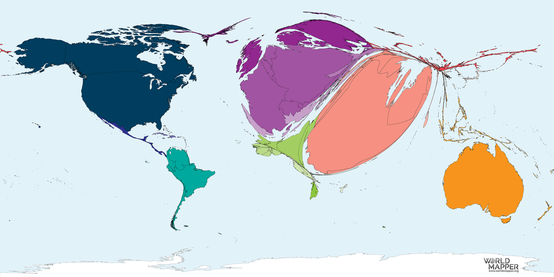 Migration from Lebanon 1990-2017 - Worldmapper