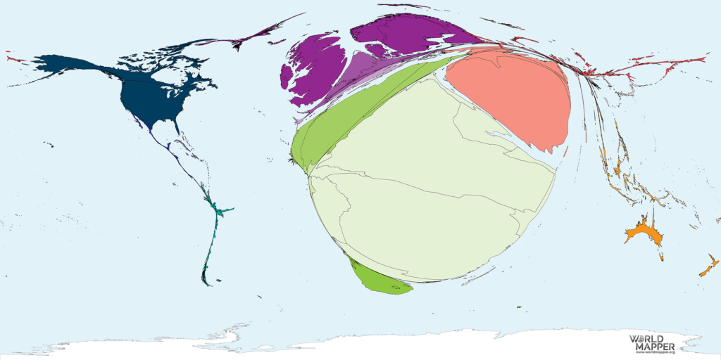 Migration from Somalia 1990-2017 - Worldmapper