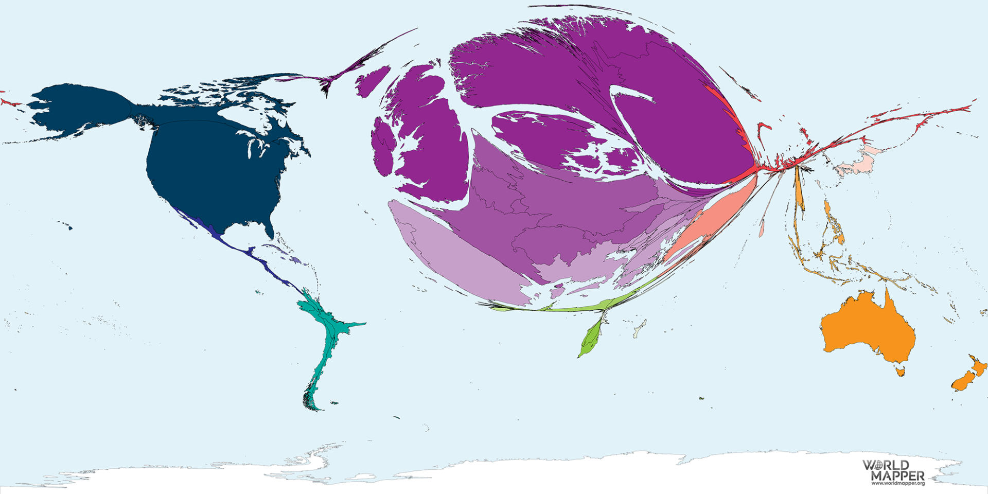 Population Year 1900 - Worldmapper