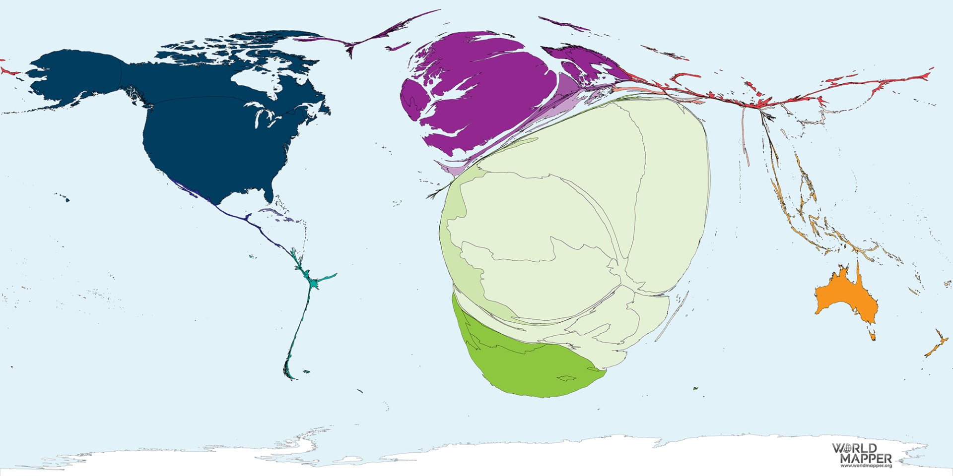 Population Year 1900 - Worldmapper