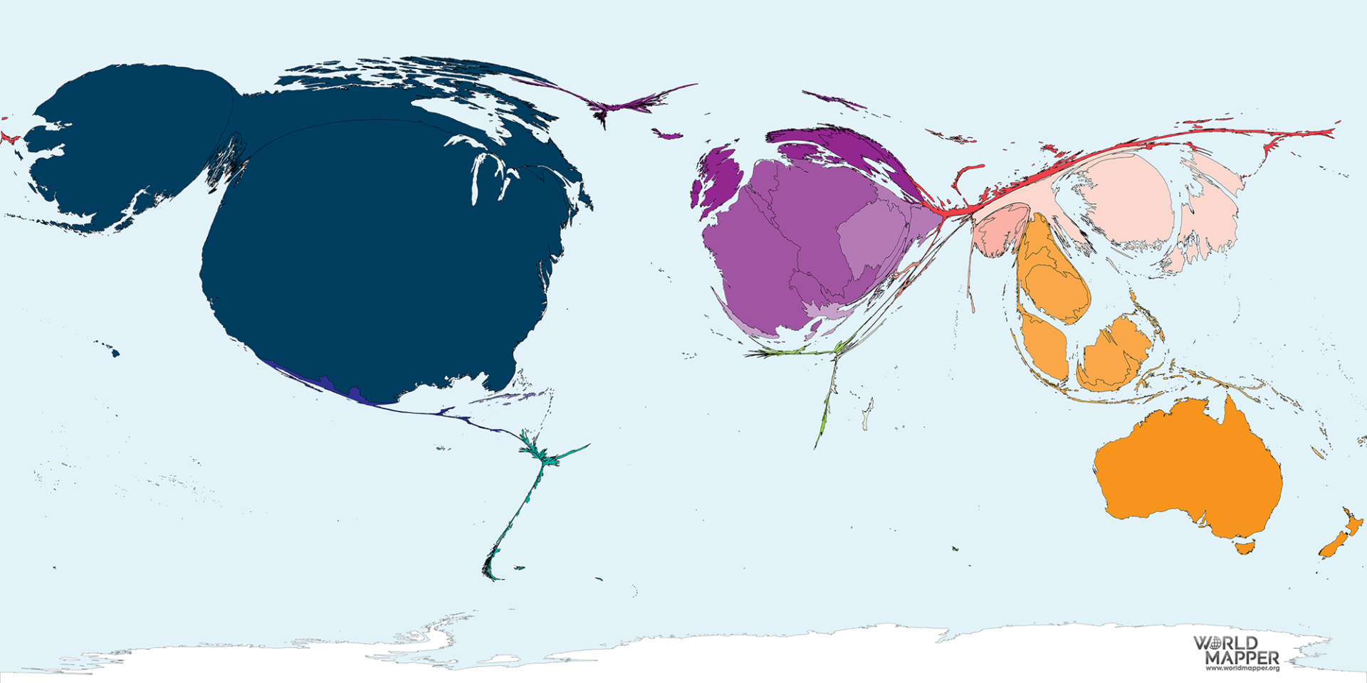 Population Year 1900 - Worldmapper