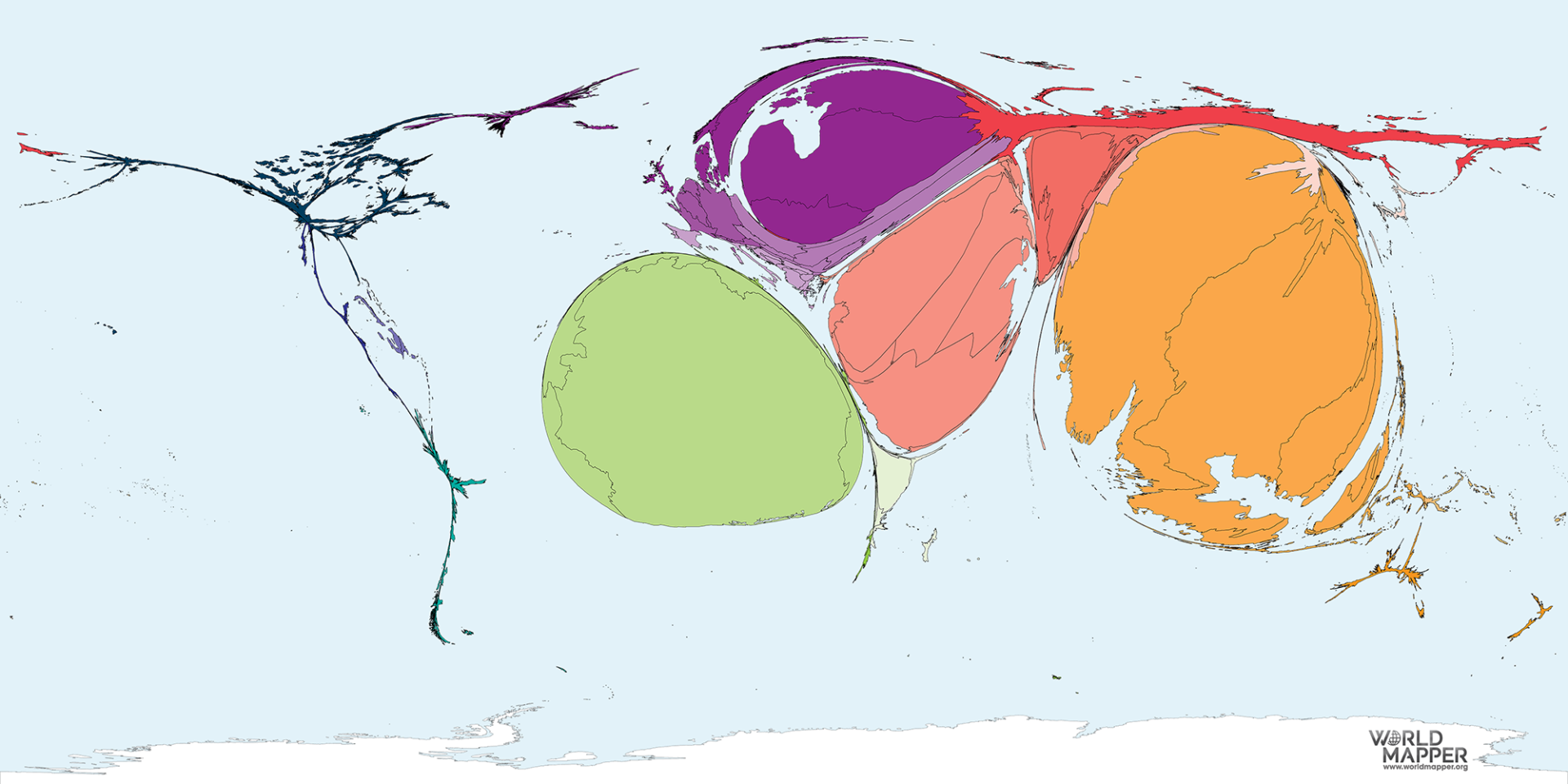 Population Year 1900 - Worldmapper
