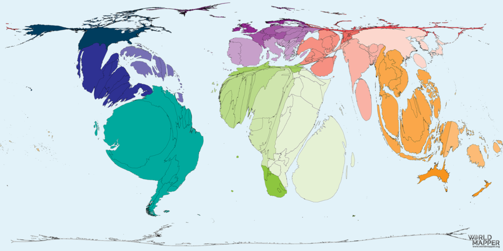 Plant species endangered - Worldmapper