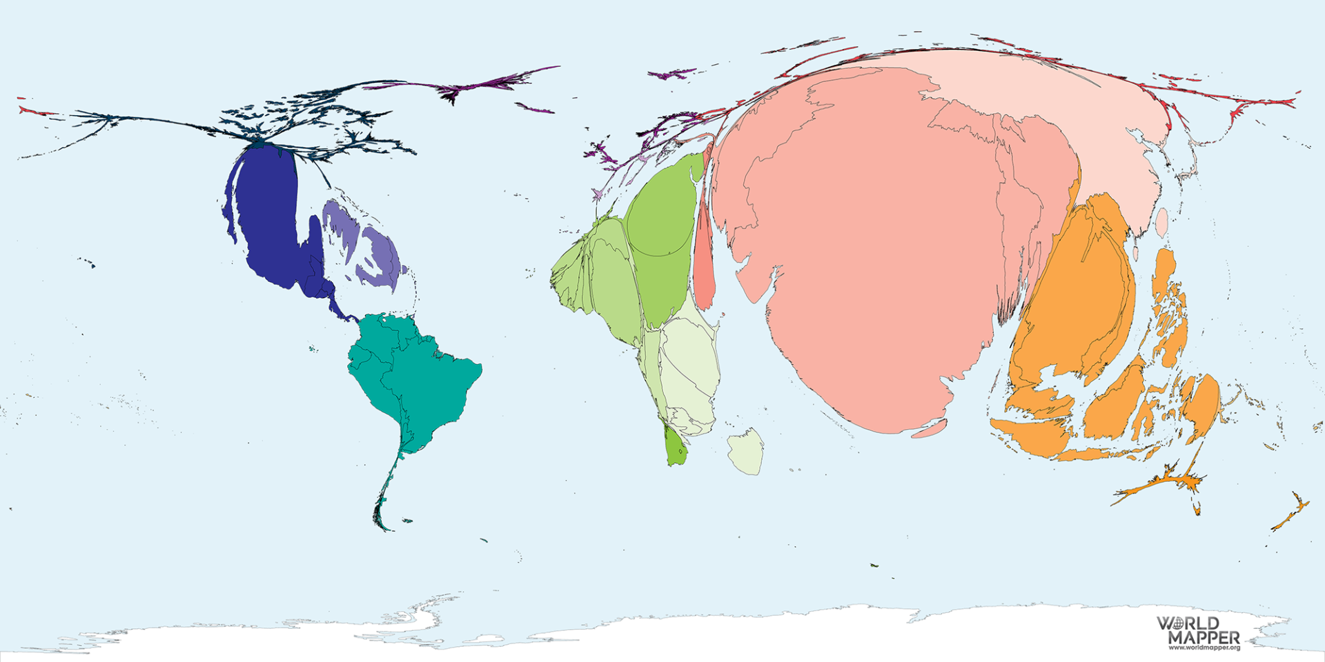 Mango Production - Worldmapper