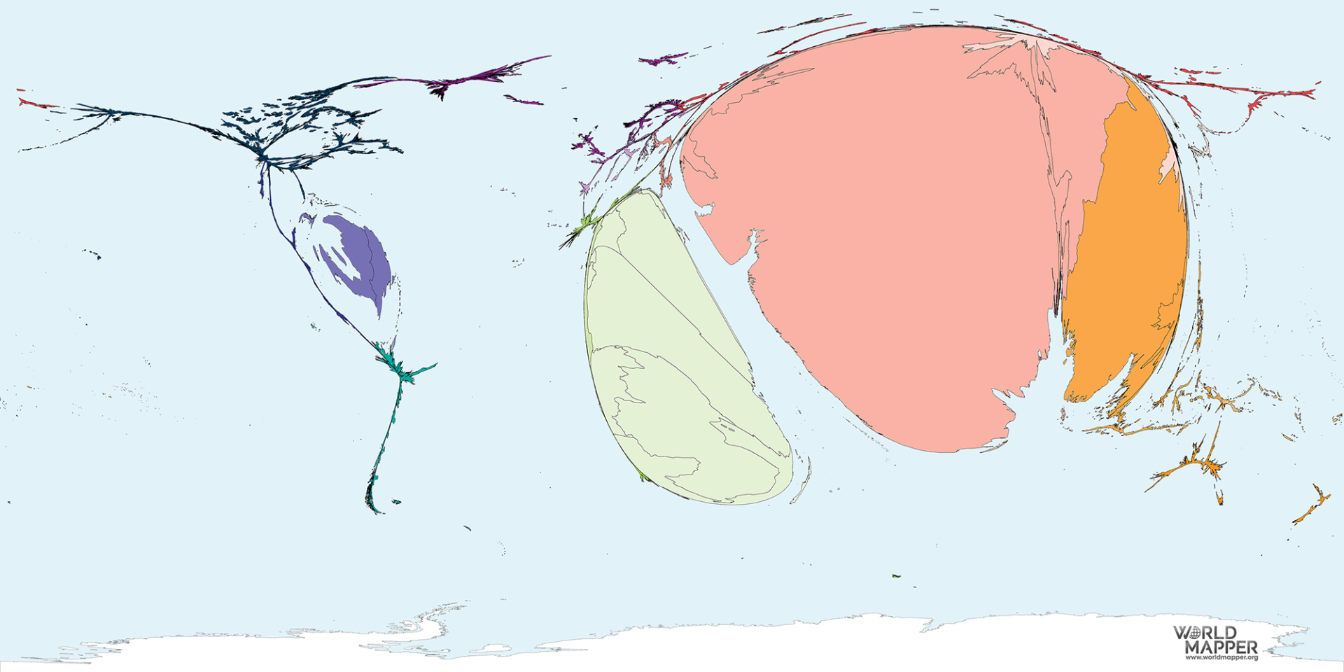 Population Year 1500 - Worldmapper