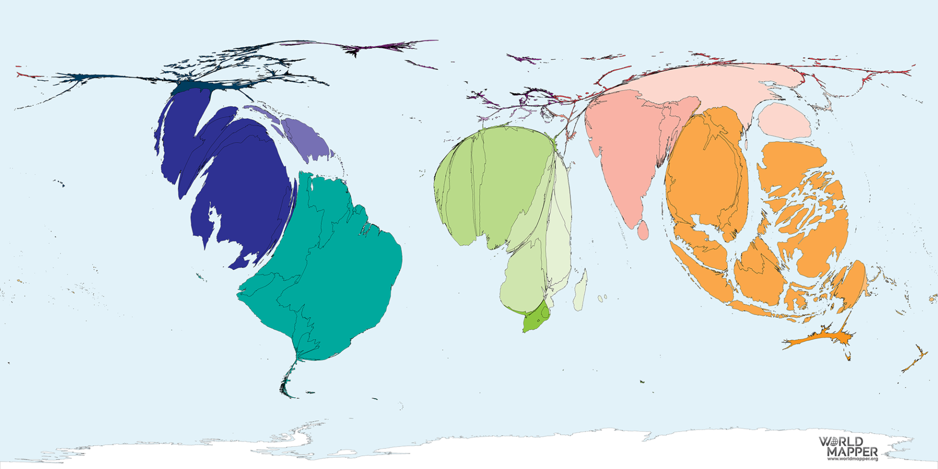 Pineapple Production - Worldmapper
