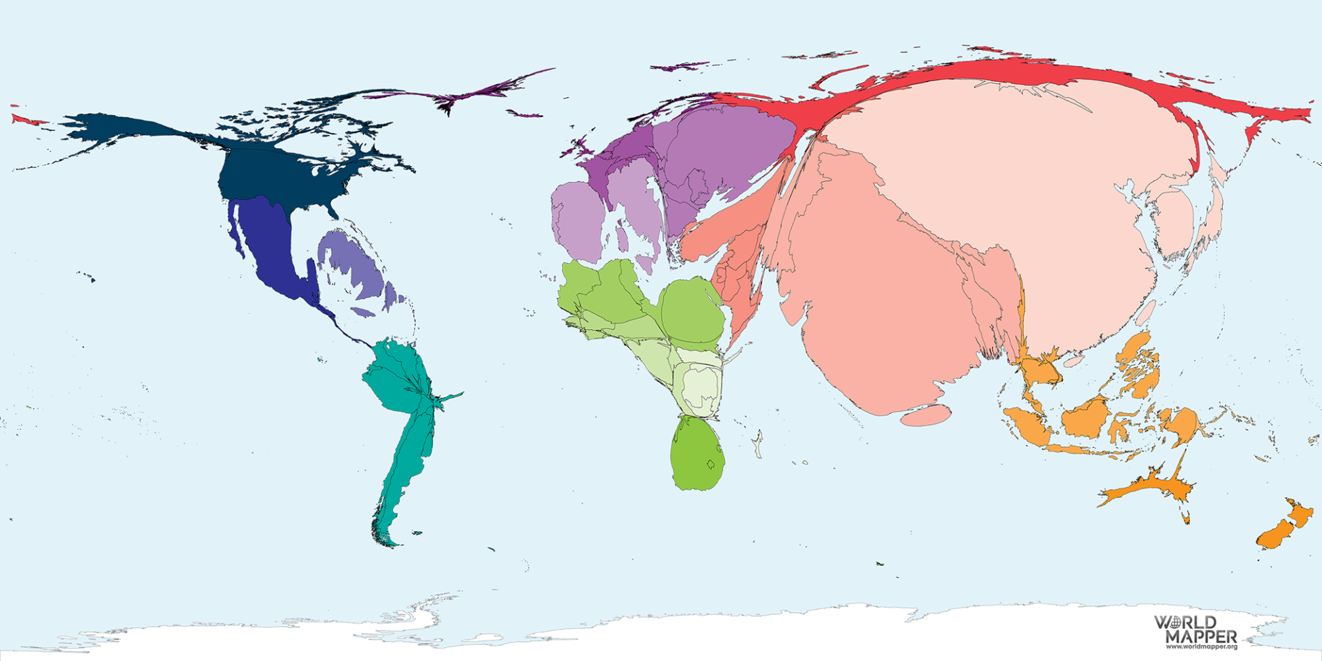 Pumpkin Production - Worldmapper