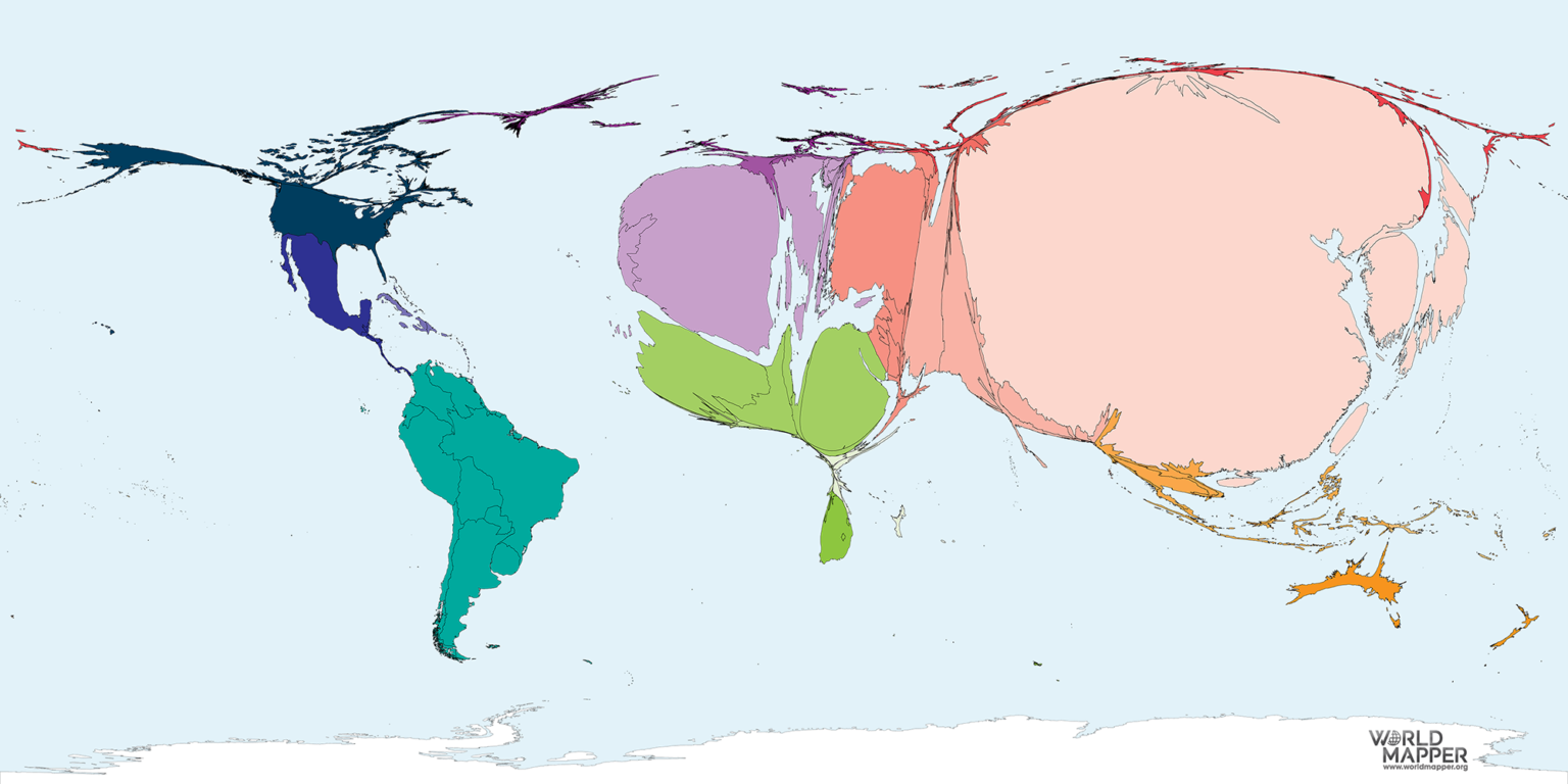 Population Year 2020 - Worldmapper