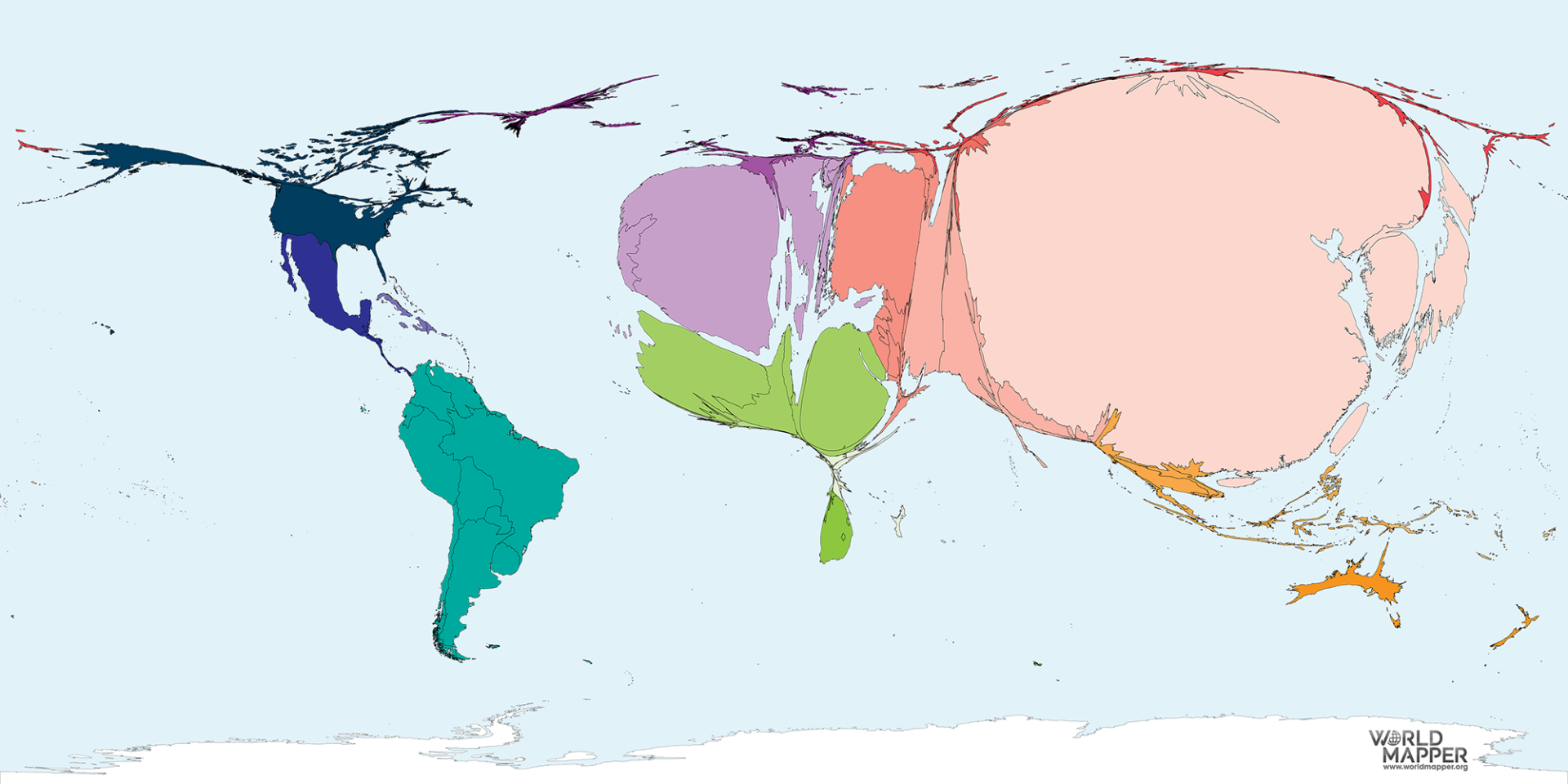 Tangerine Production - Worldmapper