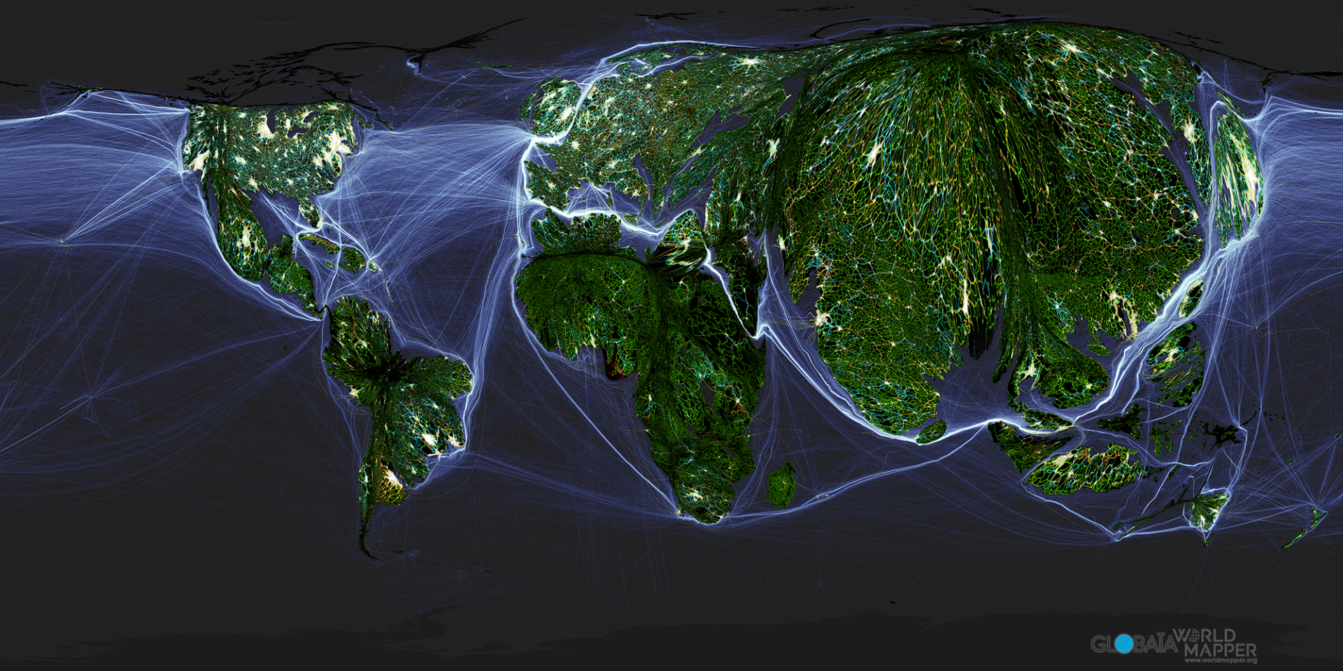 Anthropocene Worlds - Worldmapper