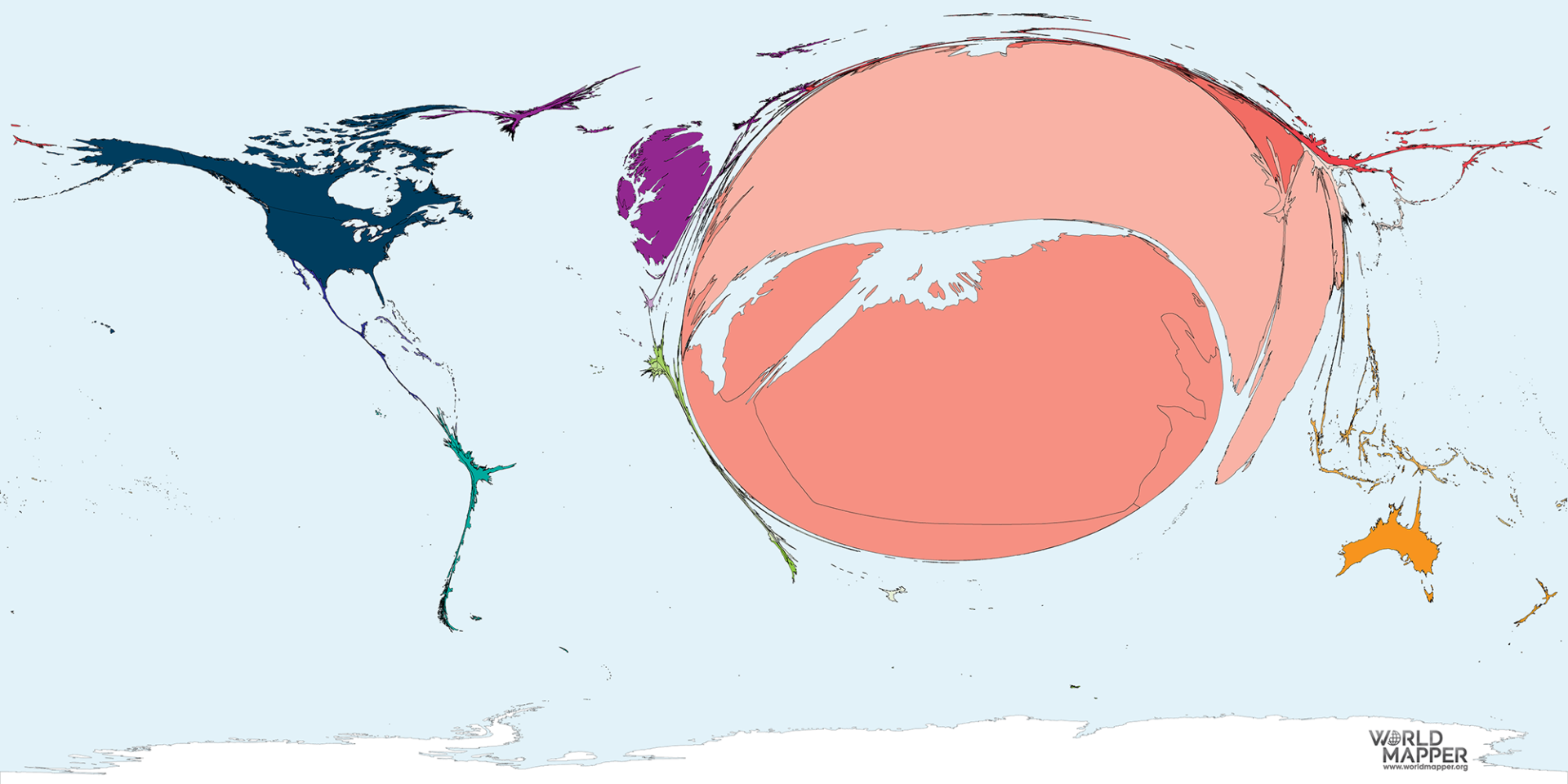Reference map - Worldmapper