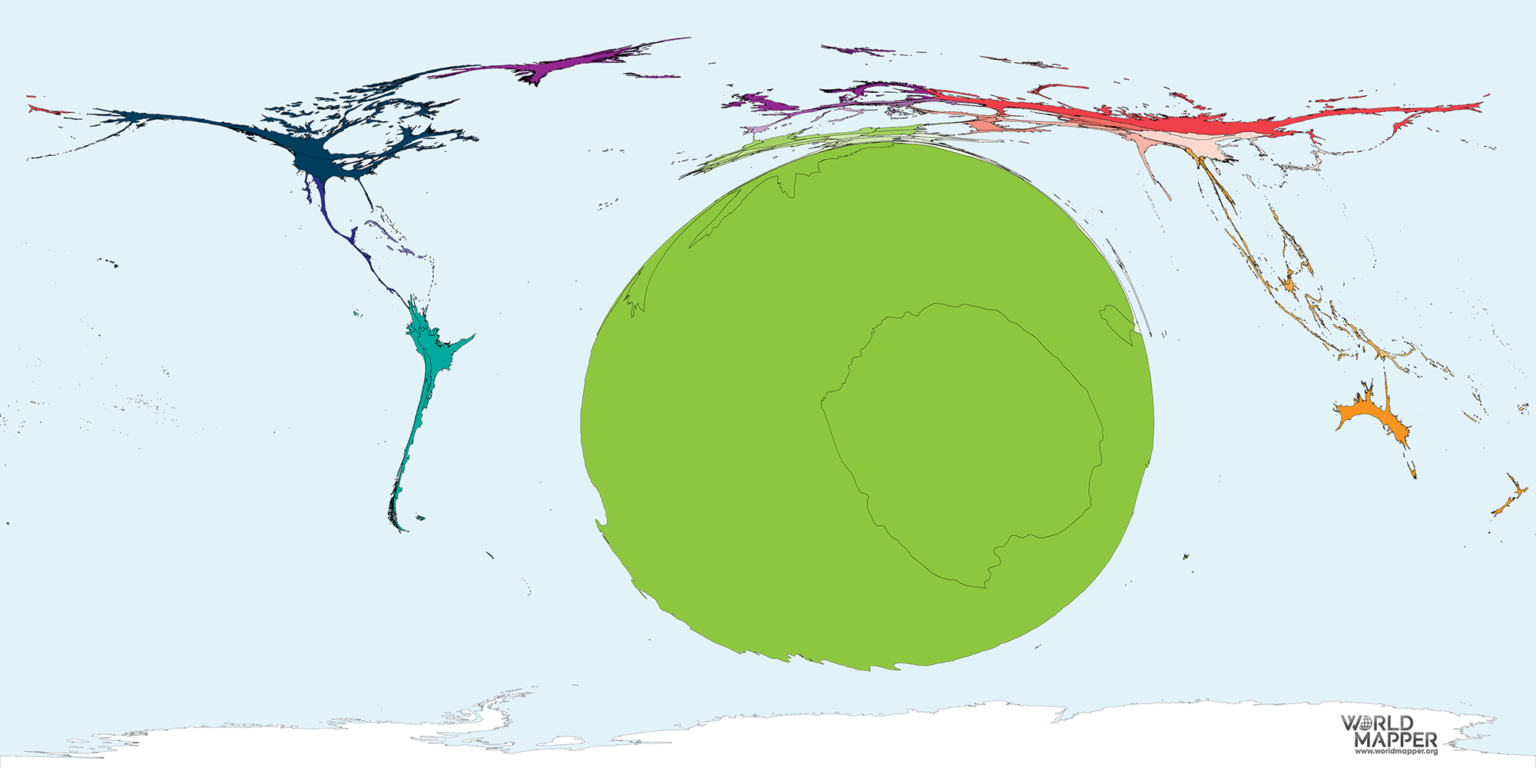 Population Year 1900 - Worldmapper