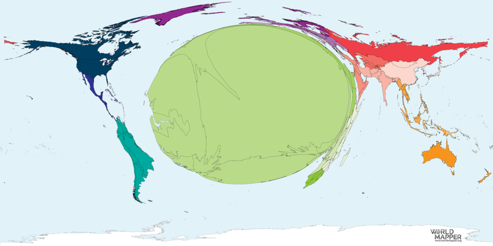 Migration from Chad 1990-2017 - Worldmapper