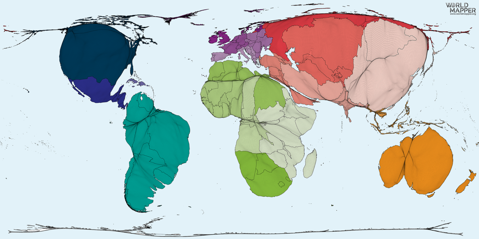 Population Year 1900 - Worldmapper