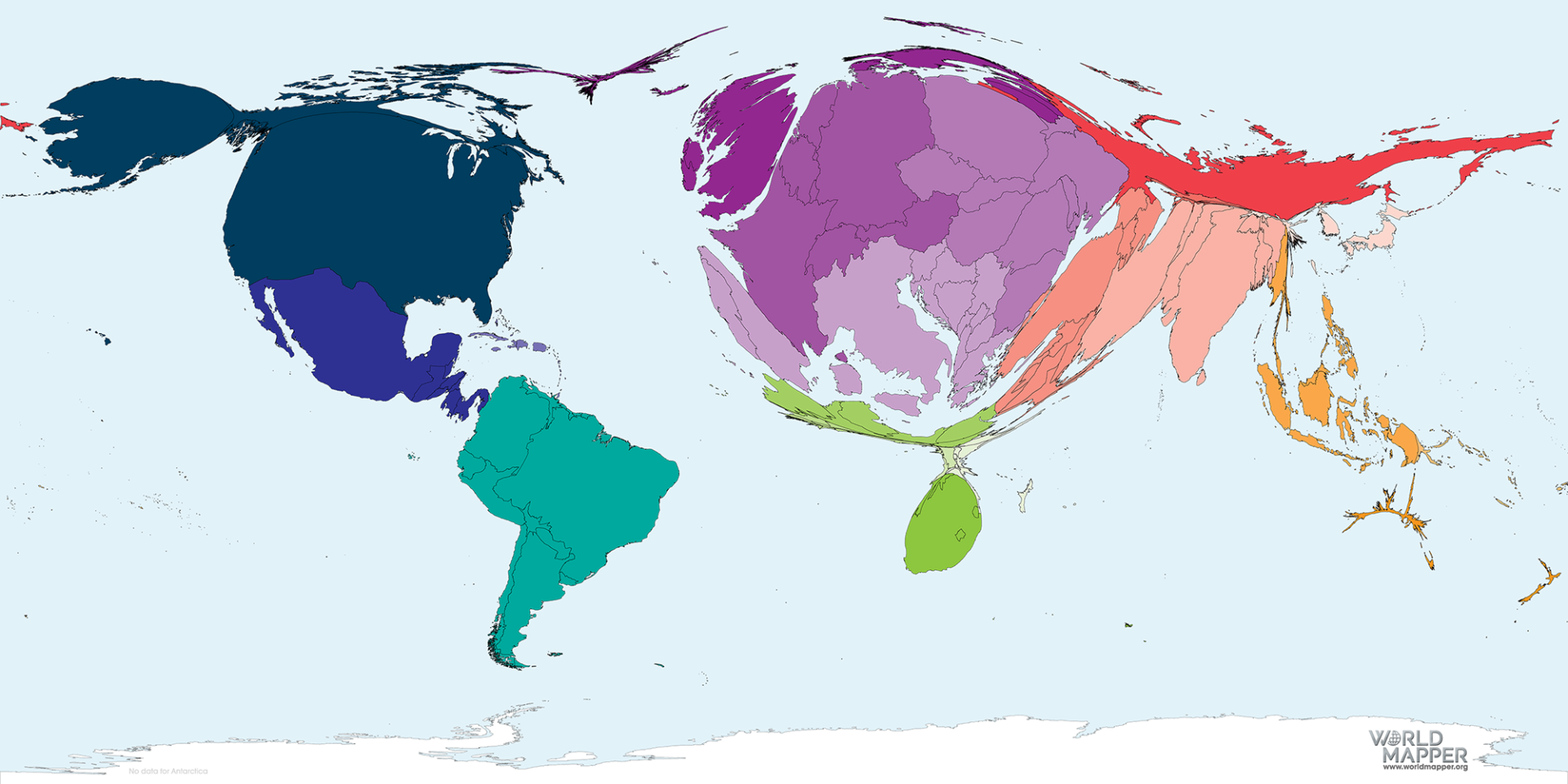 Population Year 1900 - Worldmapper