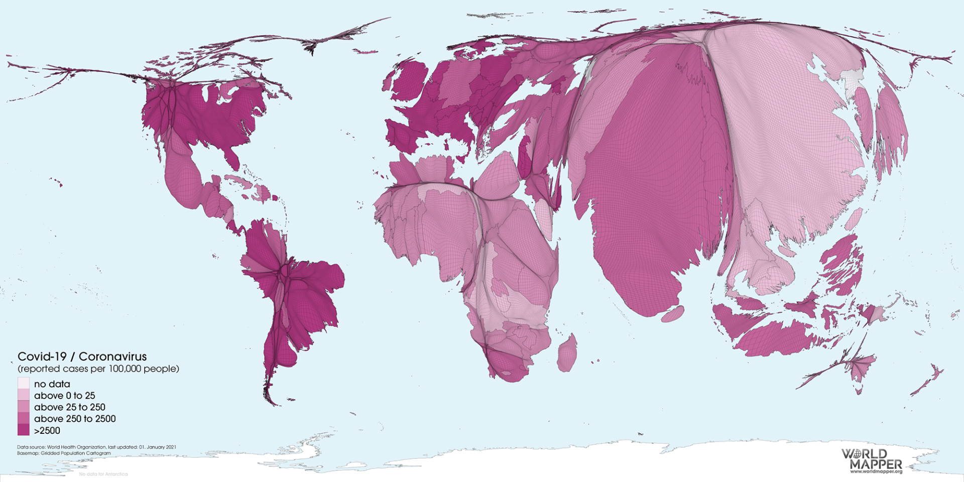 GNI 2018 - Worldmapper