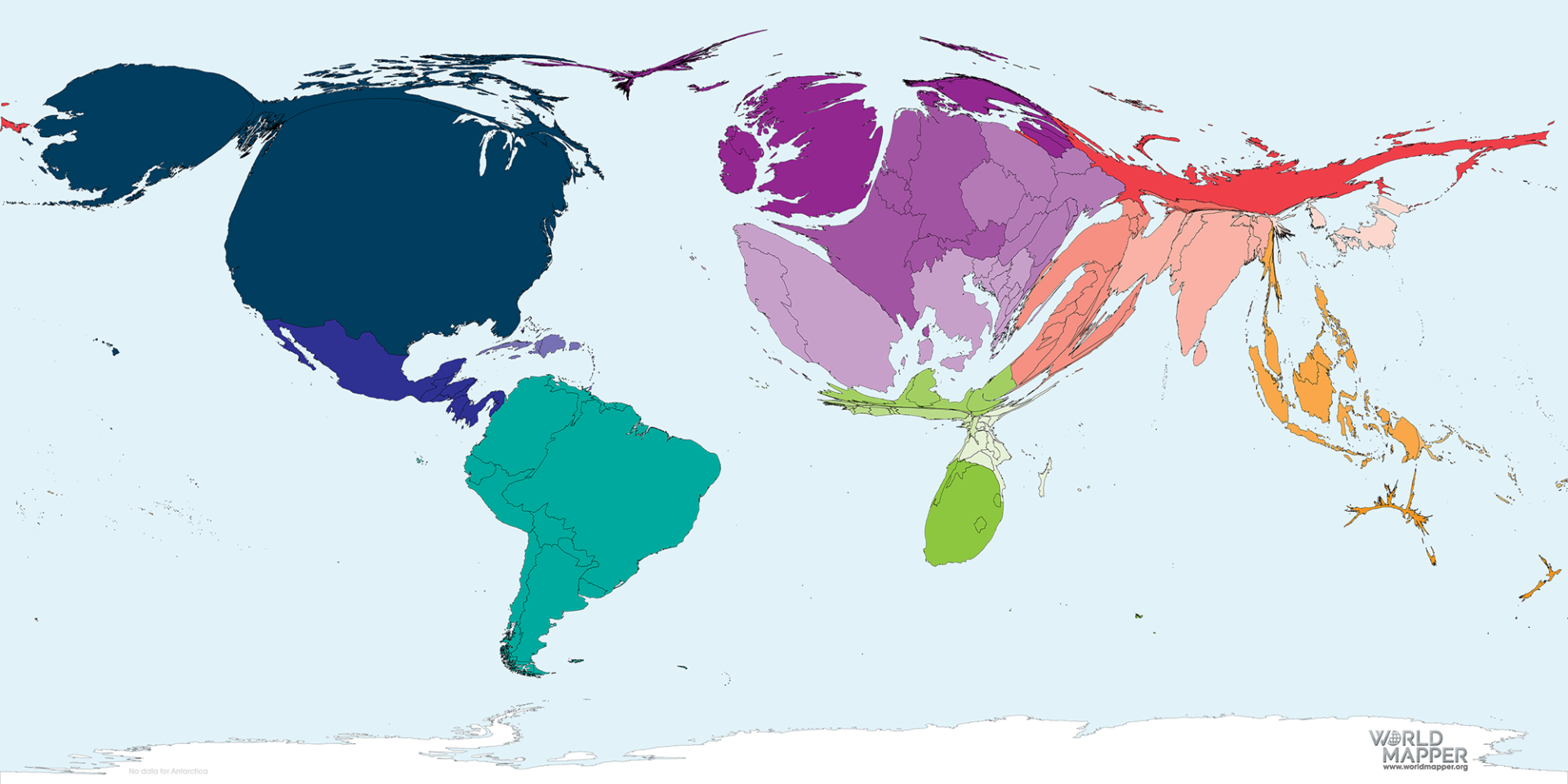 Population Year 1500 - Worldmapper