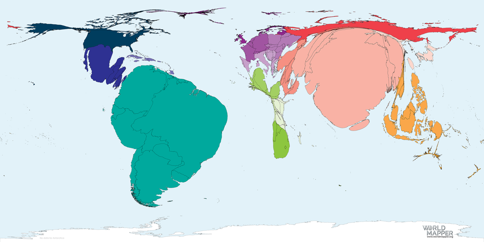 Reference map - Worldmapper