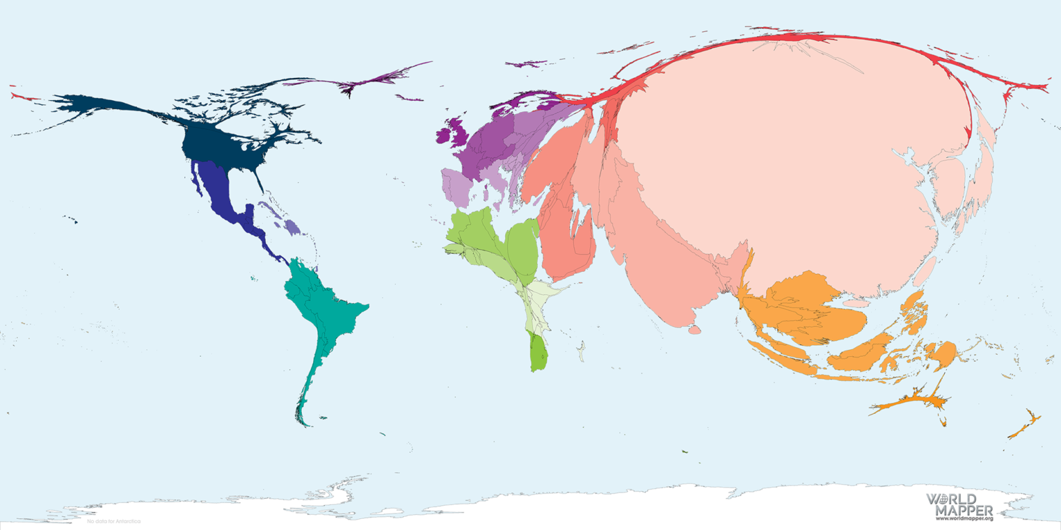 Worldmapper | rediscover the world as you've never seen it before