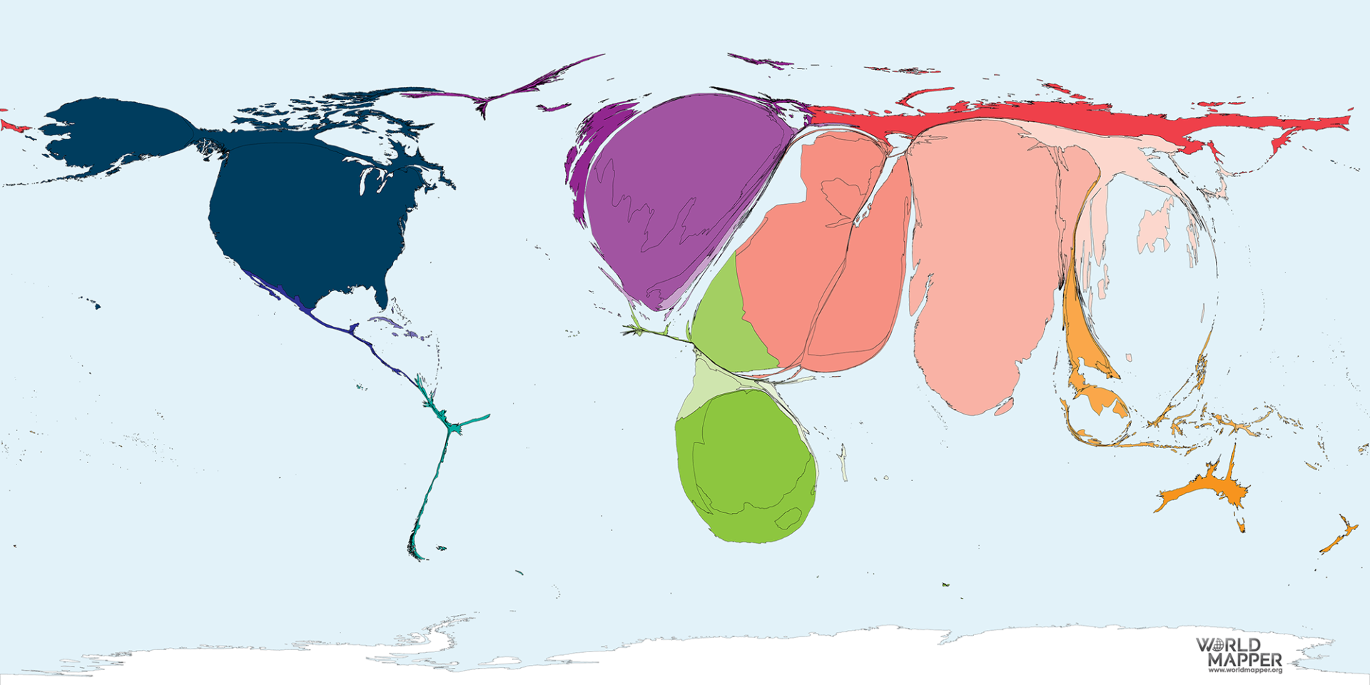 Cabbage Production - Worldmapper