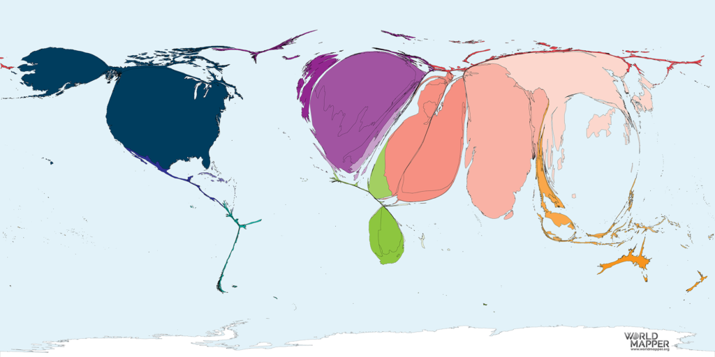 Worldmapper | rediscover the world as you've never seen it before