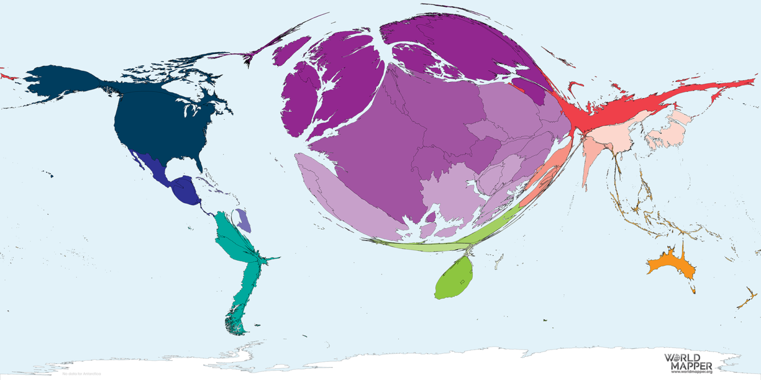 Worldmapper | rediscover the world as you've never seen it before