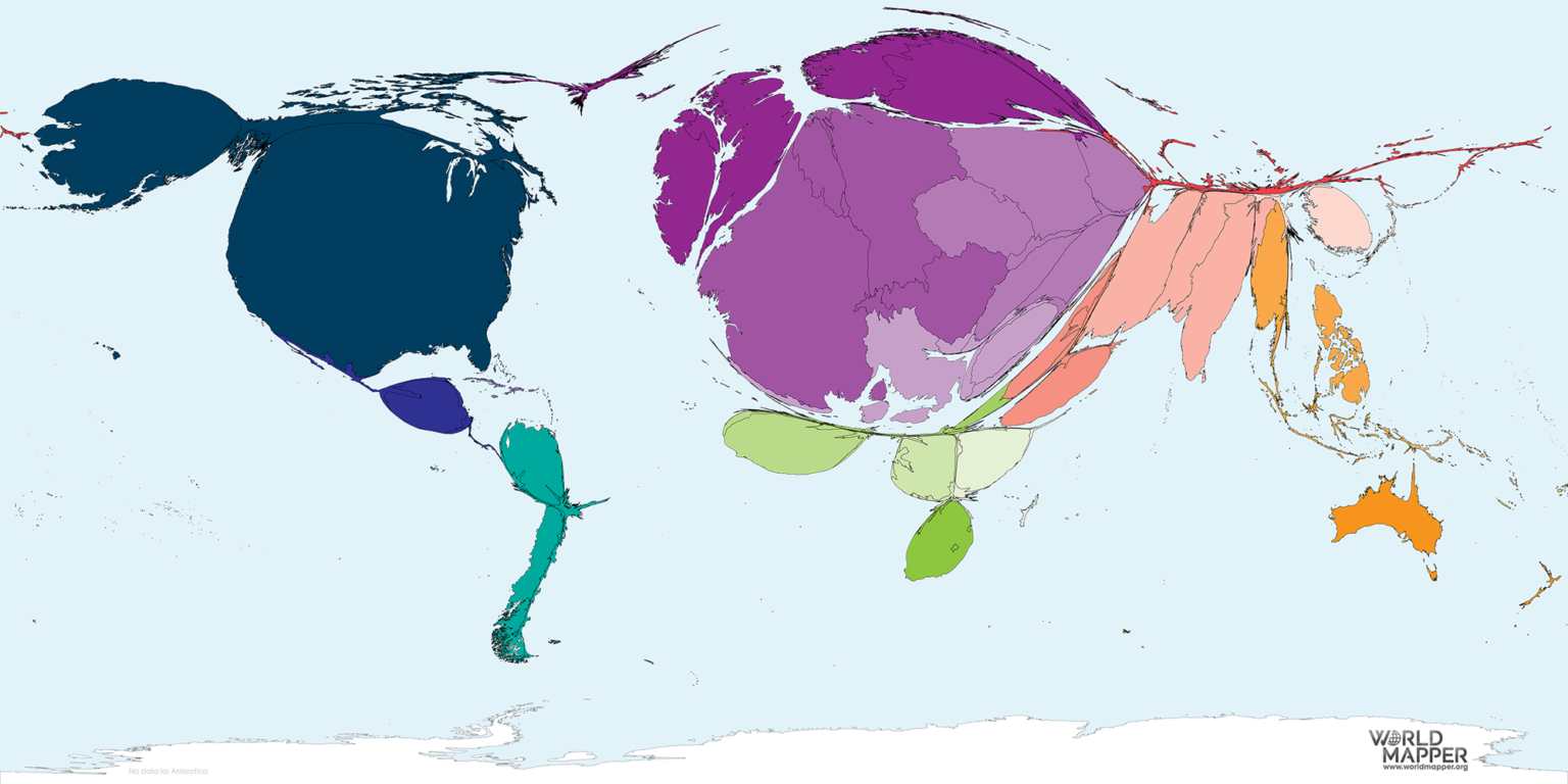 Worldmapper | the world as you've never seen it before