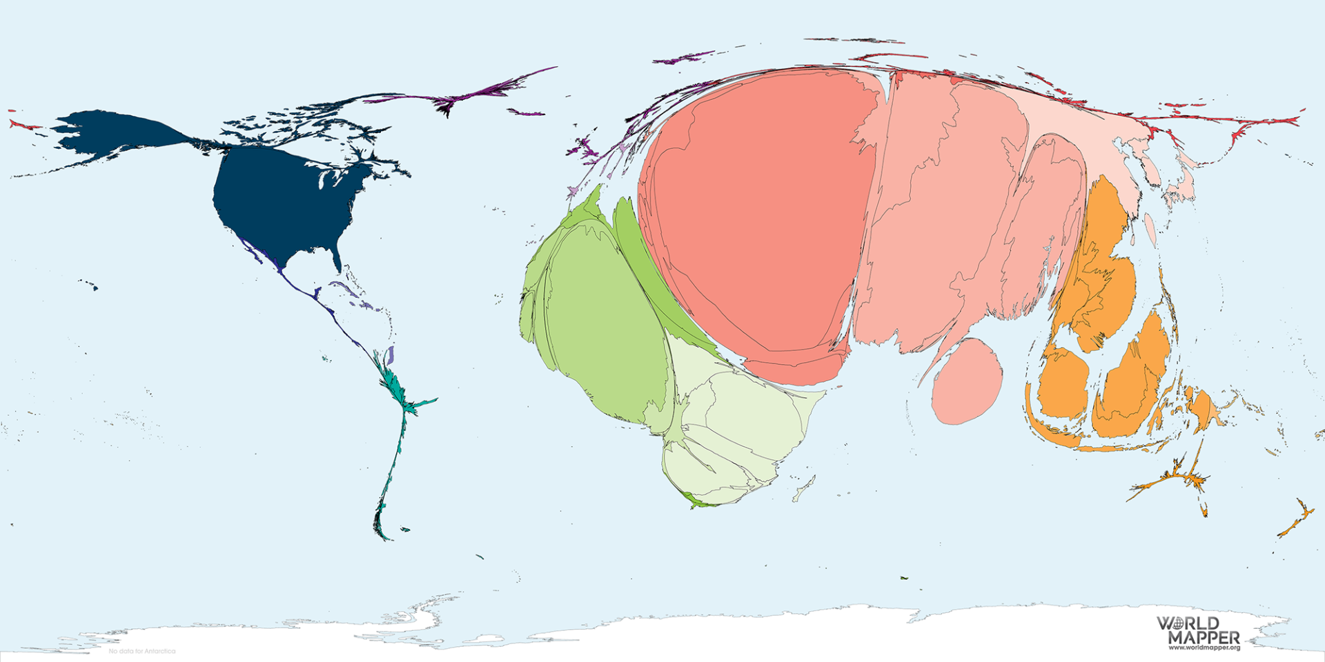 Worldmapper | rediscover the world as you've never seen it before