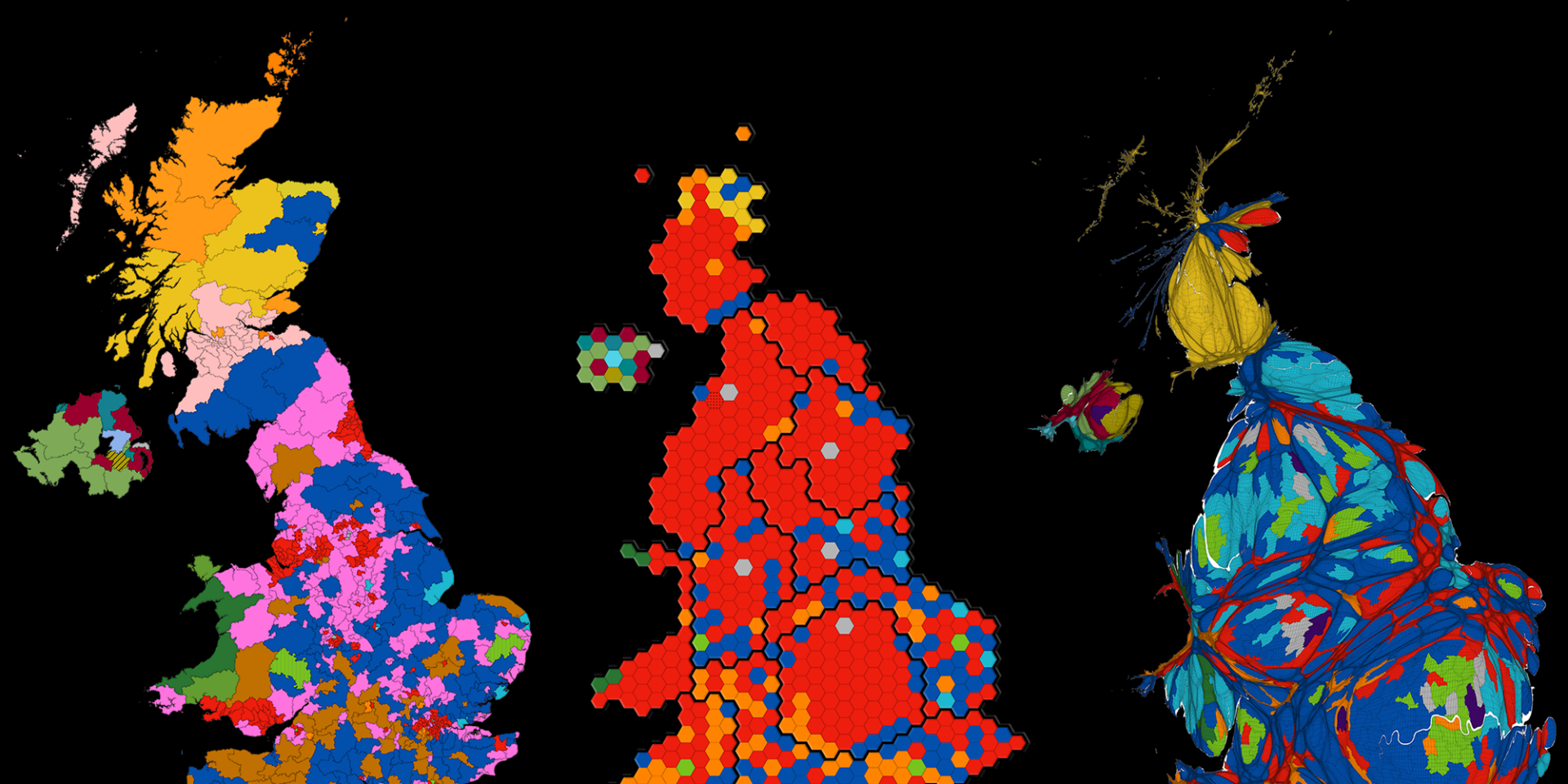 Cartographic Views of the 2024 US Presidential Election - Worldmapper